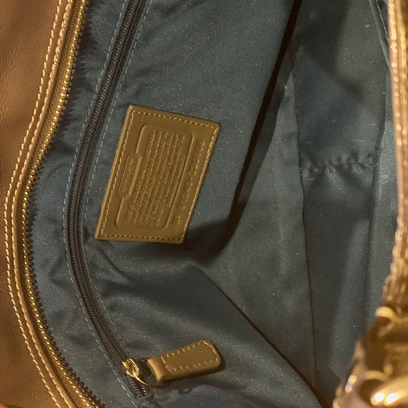 Coach | Bags | Coach Grey Patent Leather Handbag | Poshmark